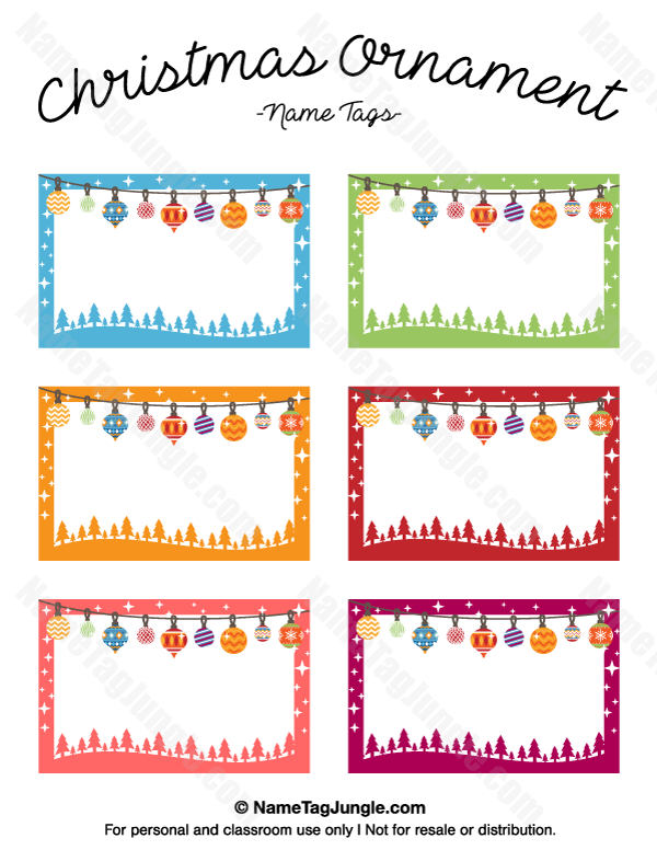 Free Printable Editable Christmas Name Tags Printable Templates